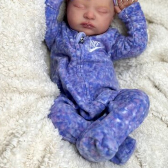 Nike | One Pieces | Nike Baby Zip Up Onesie Jammy Purple Mixed Dye ...